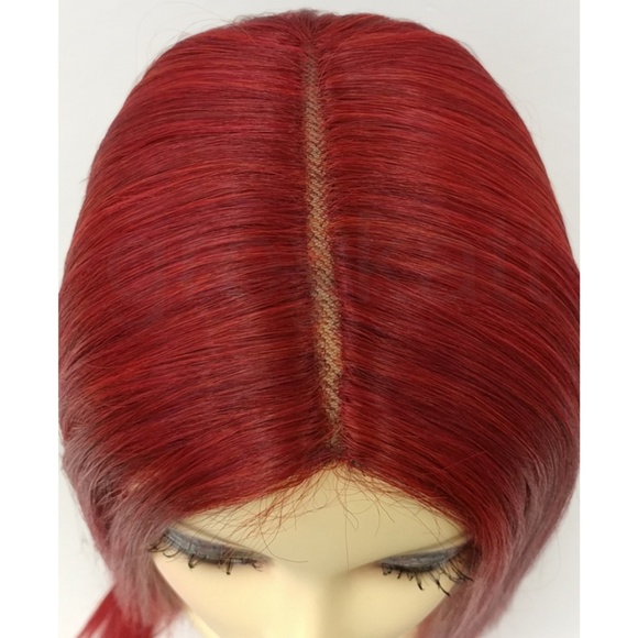 Accessories | Ruby Red Long Straight Heat Resistant Wig | Poshmark